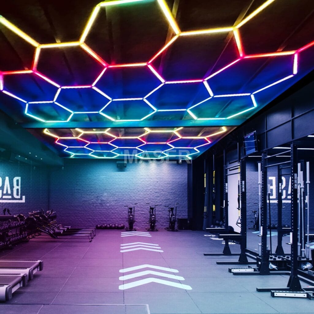 RGB 14 Hexagon Lights System(13.75′ X 7.98′) | MASER
